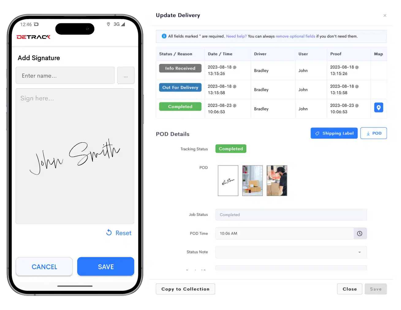 Detrack Delivery Management Software