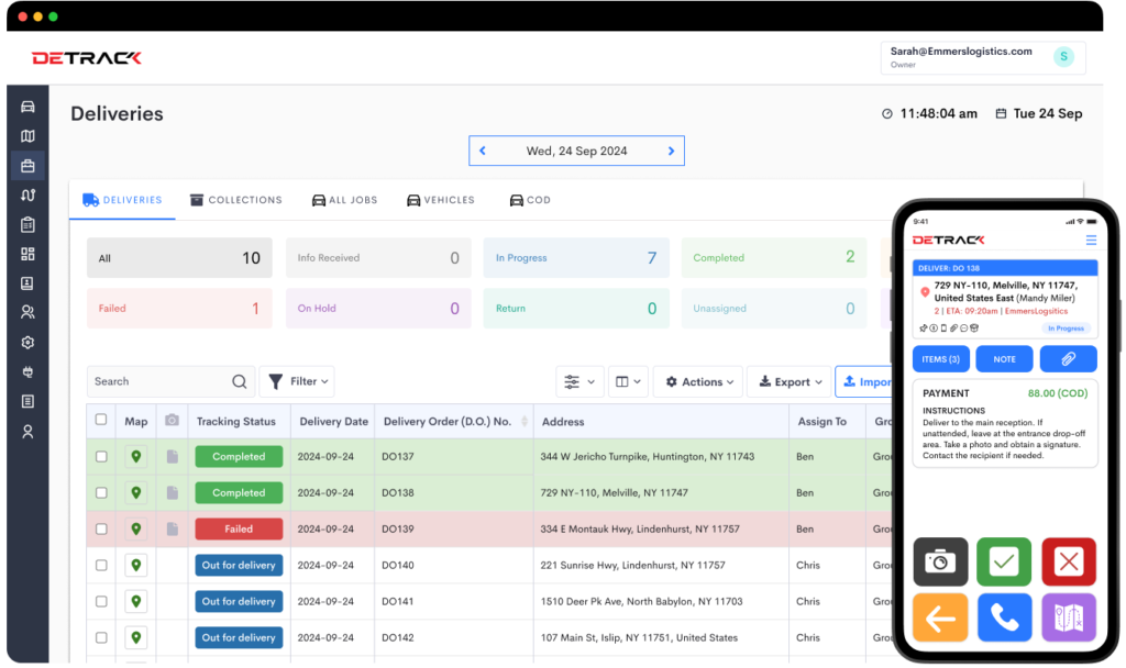 Detrack Delivery Management Software