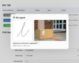 Electronic Proof of Delivery (ePOD) - Verified Deliveries