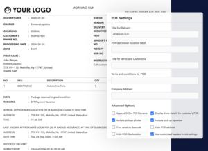 Electronic Proof of Delivery (ePOD) - Verified Deliveries