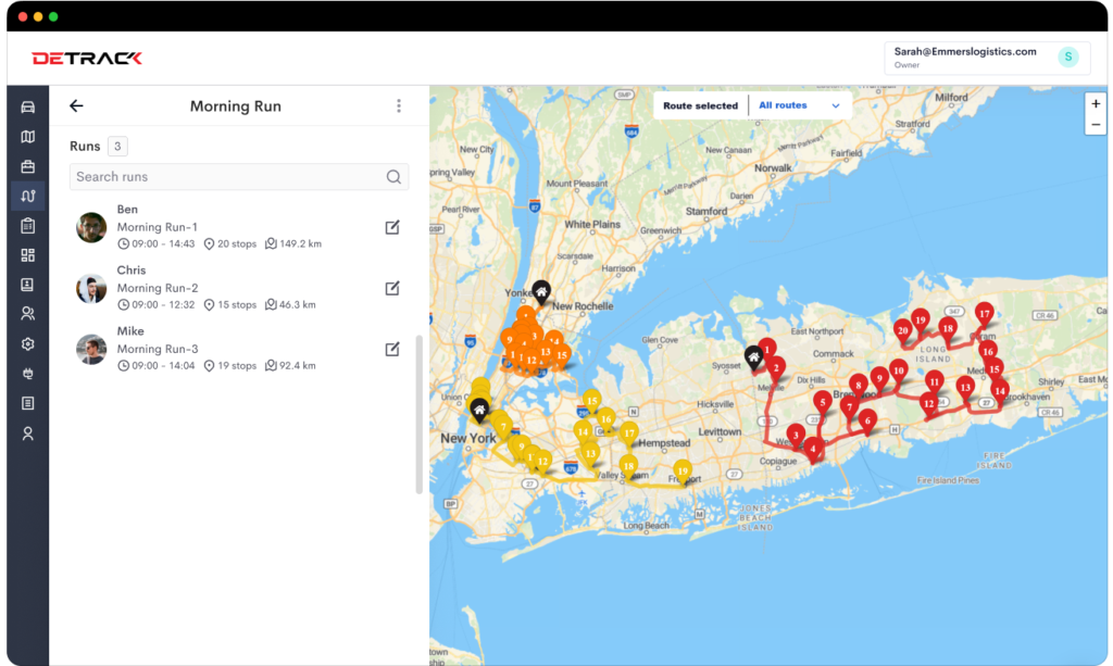 Route Optimization - Smarter Delivery Routes with Detrack